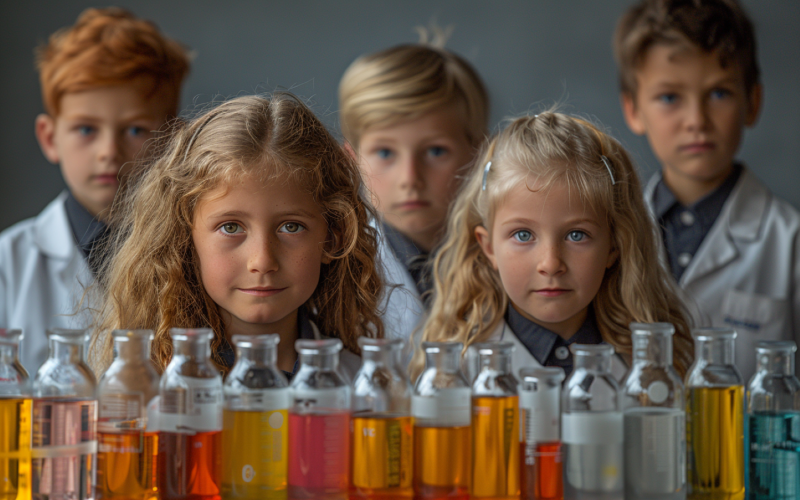 Niños Jóvenes científicos realizaron experimentos en el laboratorio de ...