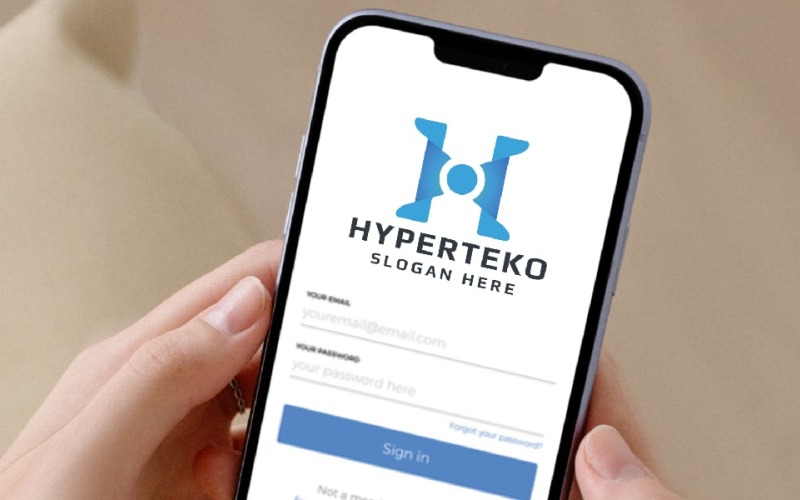 Hyper Technology Letter H Logo #424619 - TemplateMonster