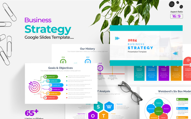 Business Strategy - Google Slides #424819 - TemplateMonster