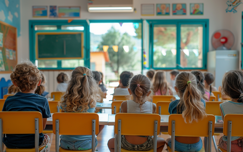 Kids wearing school uniform Ready for Class Adventure 484