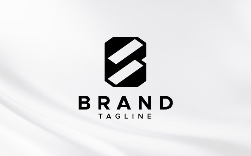 B Harfi İnşaat Logo tasarımı #425250 - TemplateMonster