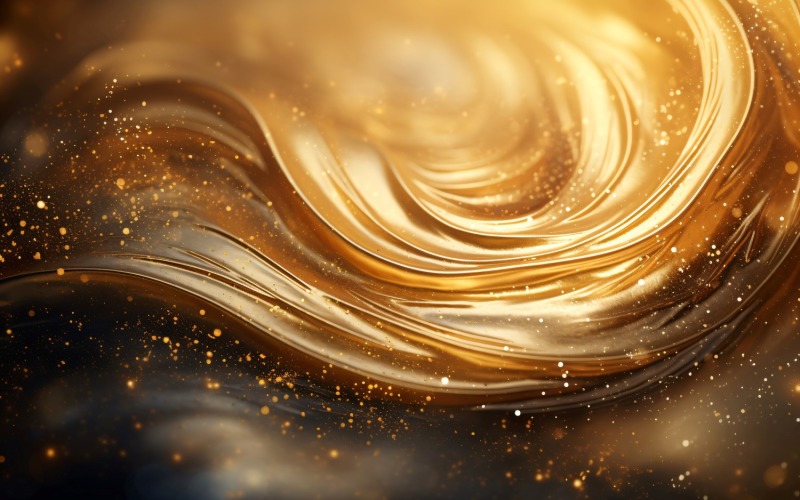 Golden Swirls, Particle Texture, Illustrations Background 123