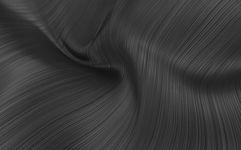 Fondos De Rayas Onduladas Abstractas 3d Color Negro