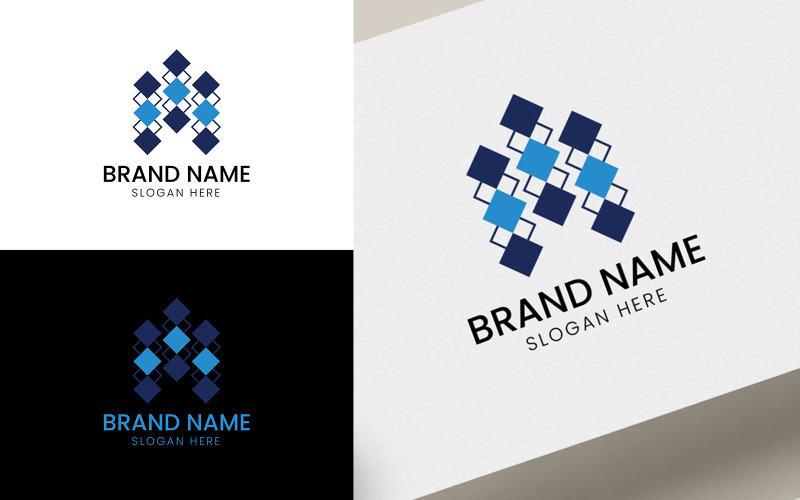Square shape investment logo-06-99 #426989 - TemplateMonster