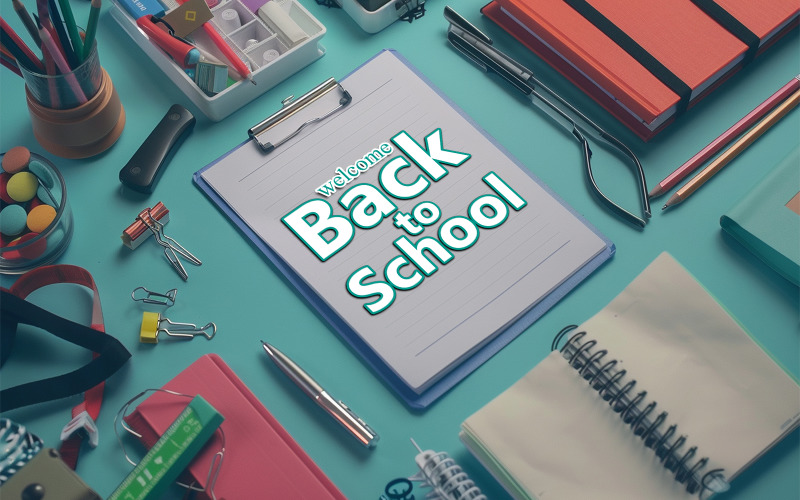 Editable back to school design #427087 - TemplateMonster