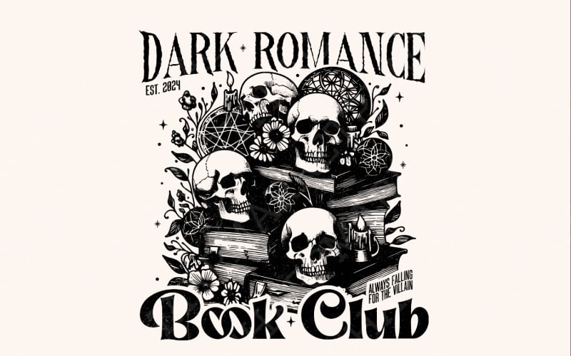 Dark Romance Book Club PNG, Book Lover, Bookish Png, Smut Lover Gift ...