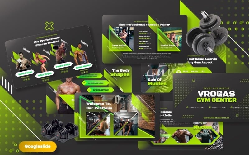 Gym Google Slides Templates - Google Slides Themes for Powerlifting ...