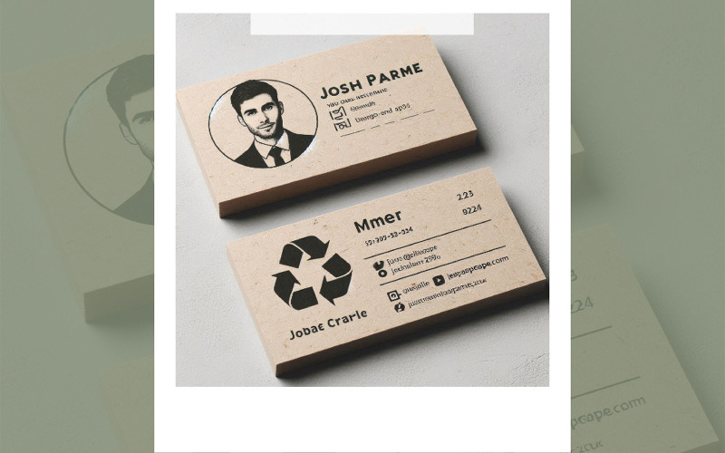 Standard Business Cards Template Design - TemplateMonster