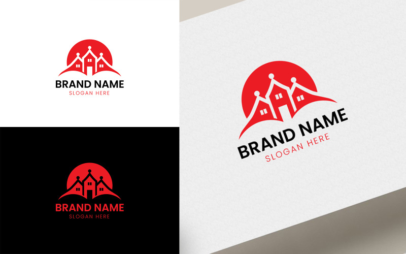 Emlak ev logosu-06-217 #429237 - TemplateMonster