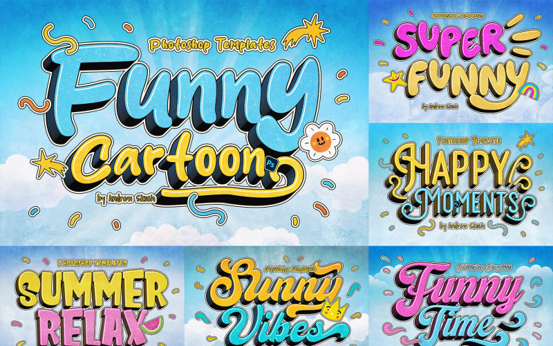 Funny Cartoon Text Effect #429422 - TemplateMonster