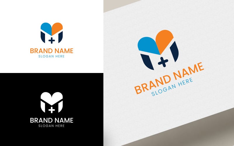 Letter m medical logo-07-149 #430441 - TemplateMonster