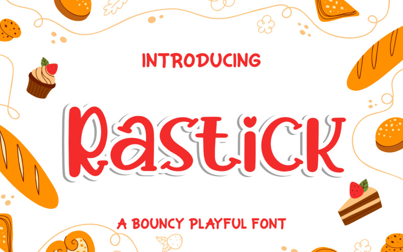 Rastick a Bouncy Playful Font #430431 - TemplateMonster