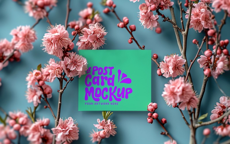 Greeting Card Flat Lay Design Mockup 94 - TemplateMonster