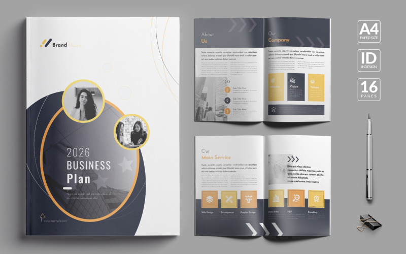 Creative - Business Plan Template #430976 - TemplateMonster