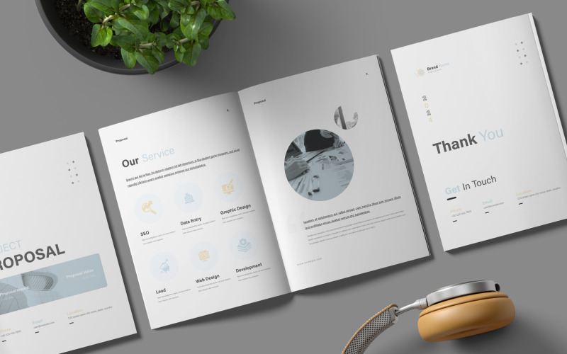 Modèle de proposition de projet (InDesign) - TemplateMonster