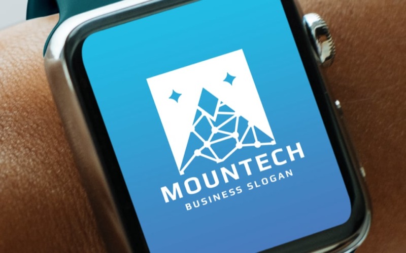 Mountain Tech Letra M Logo #433394 - TemplateMonster