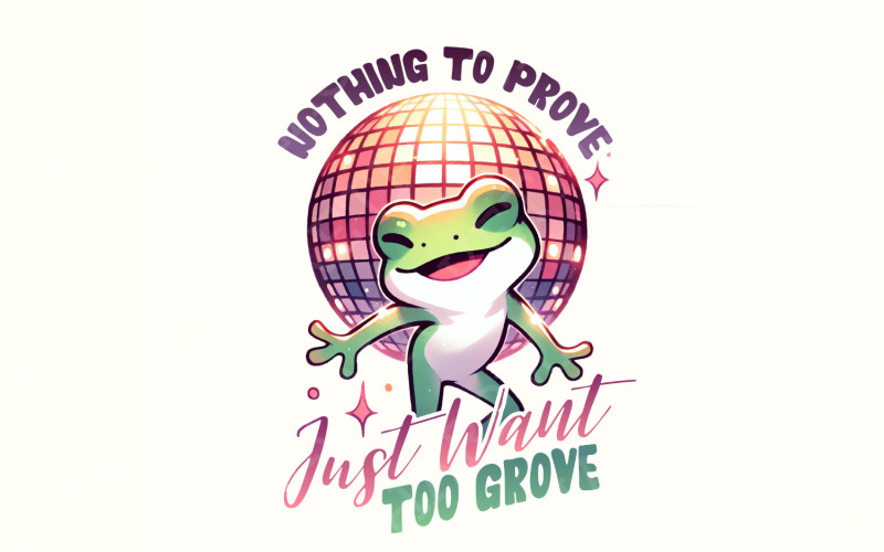 Groovy Frog Graphic, Funny Frog Png, Unhinged Sublimation, Frog Lady ...