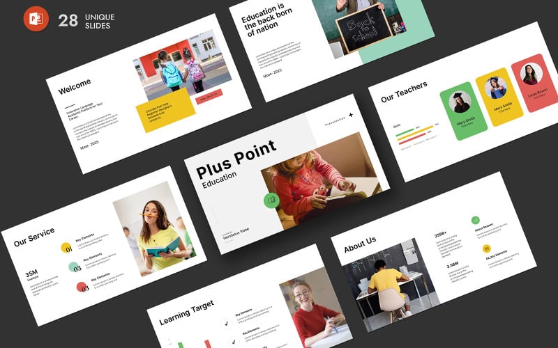 Classic Education PowerPoint Presentation Template