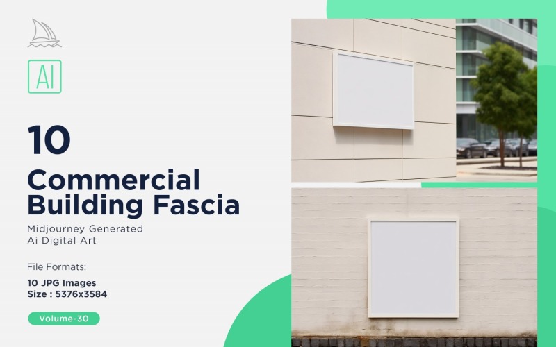 Commercial Building Fascia Logo Signage 10 Set Vol - 30