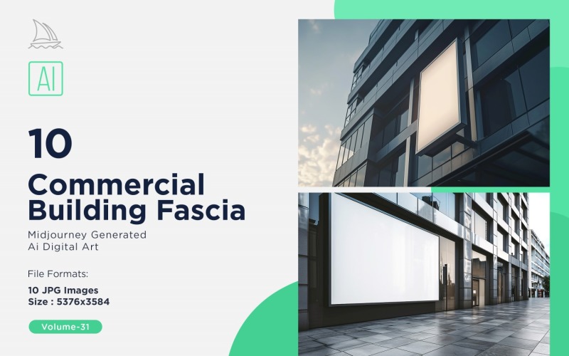 Commercial Building Fascia Logo Signage 10 Set Vol - 31