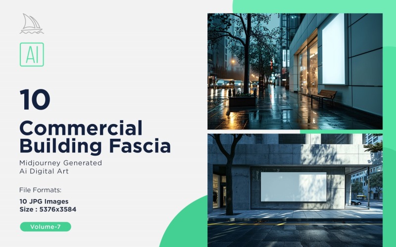 Commercial Building Fascia Logo Signage 10 Set Vol - 7