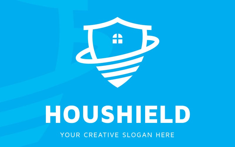 Shield House Logo Design Template #435097 - TemplateMonster