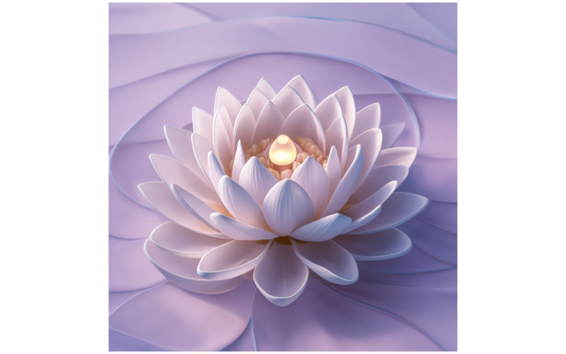 Flor-de-loto-colorida-ilustracion #435431 - TemplateMonster