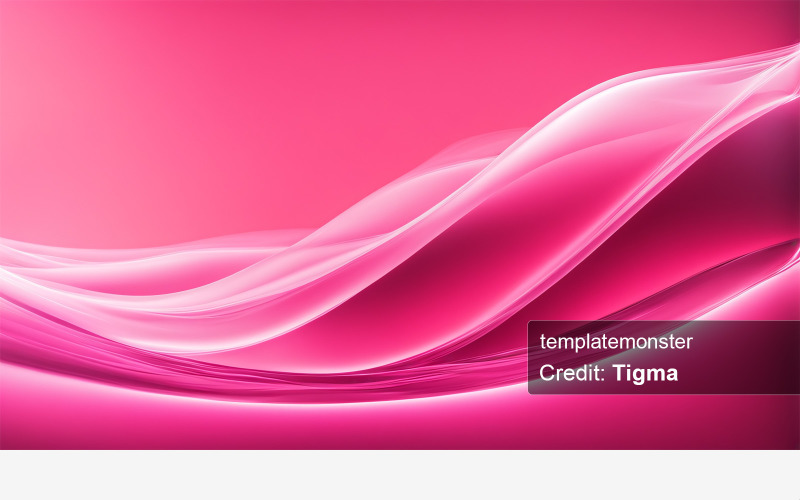 Tranquil Pink Fluidity for Digital Decor - TemplateMonster