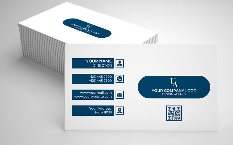Modern Business Card Templates Design - TemplateMonster