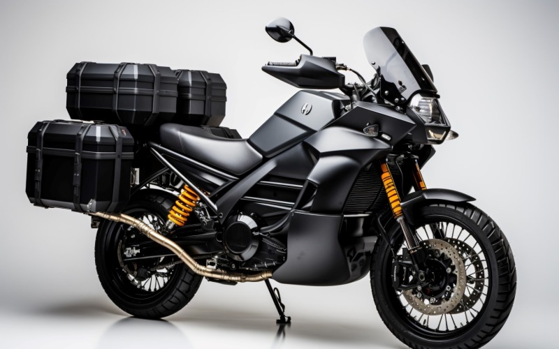 Black Coler Delivery bike Scooter 55 - TemplateMonster