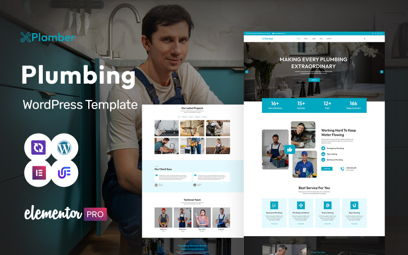Plumbing Website Templates - 145 Best Plumber Services Web Themes