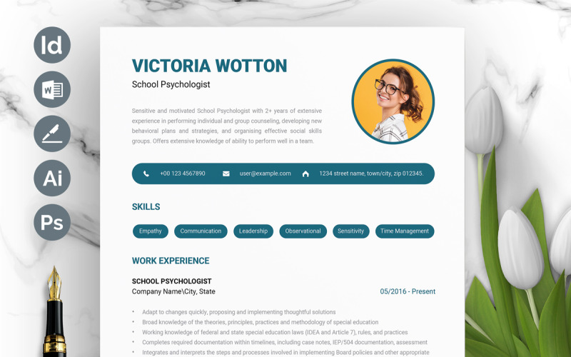 Simple And Clean Template Design #438485 - TemplateMonster