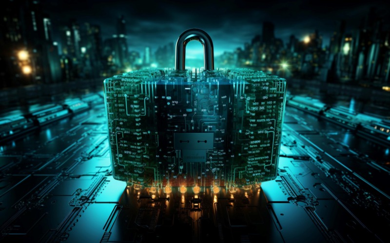 Visualization of Digital Data Security 62 - TemplateMonster