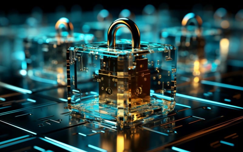 Visualization of Digital Data Security 200 - TemplateMonster