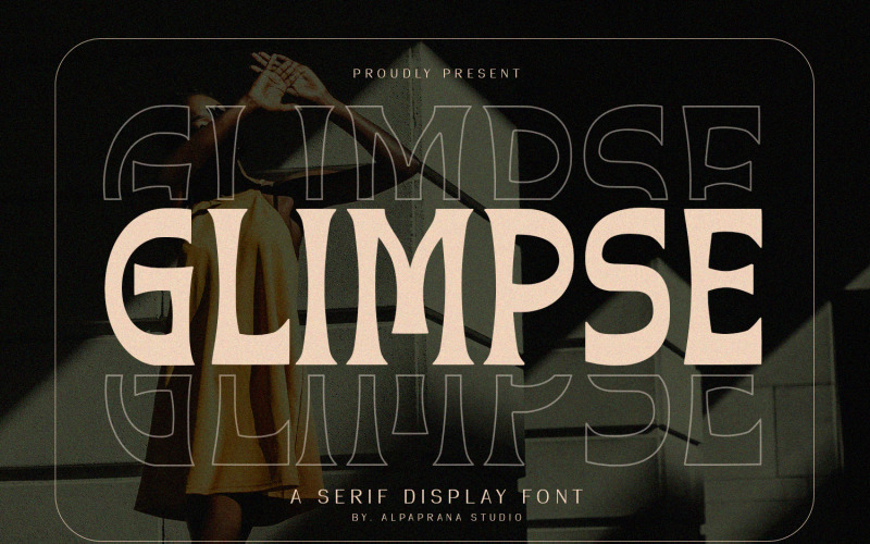 Glimpse - Fuente de visualización serif - TemplateMonster