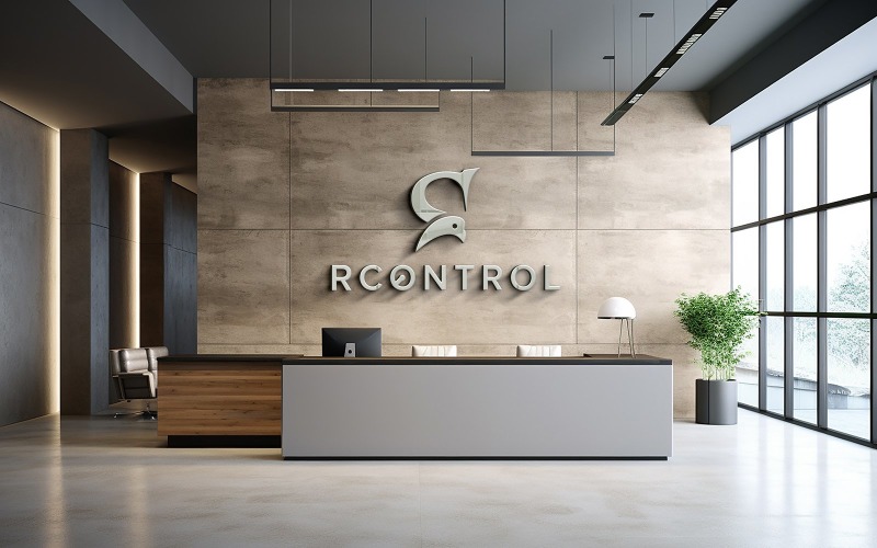 Logo mockup with counter psd #440038 - TemplateMonster