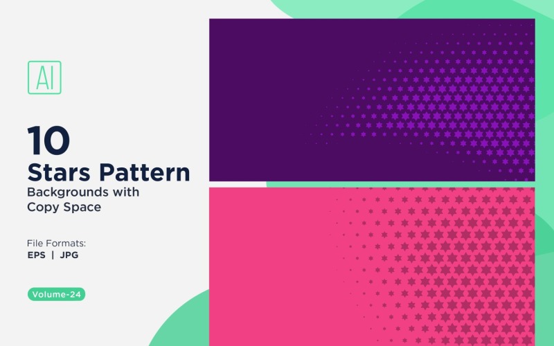 Dynamic Star Pattern Background Set 24 - TemplateMonster