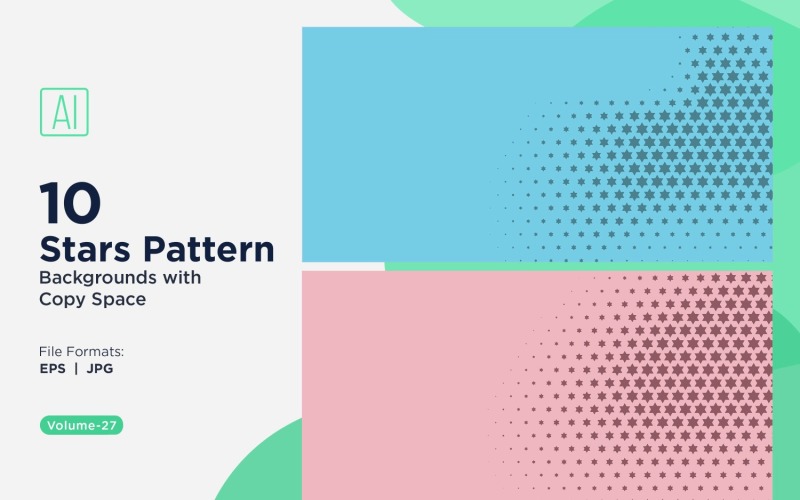 Dynamic Star Pattern Background Set 27 - TemplateMonster