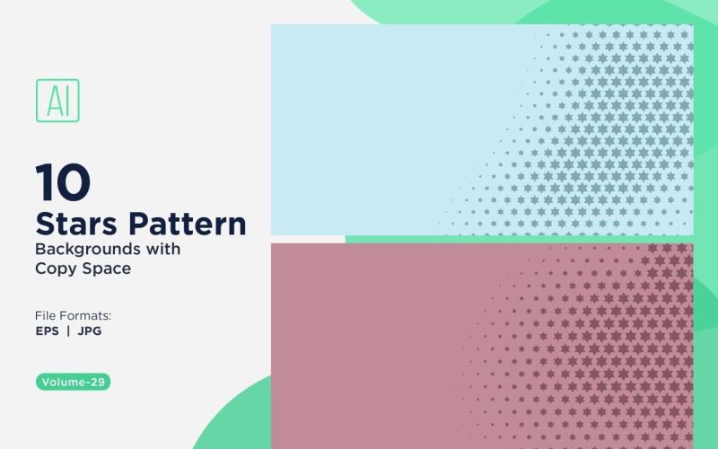 Dynamic Star Pattern Background Set 29 - TemplateMonster