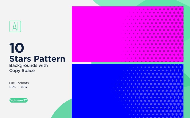 Dynamic Star Pattern Background Set 57 - TemplateMonster