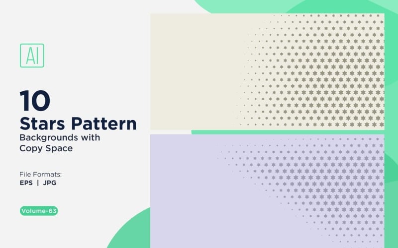 Dynamic Star Pattern Background Set 63 - TemplateMonster