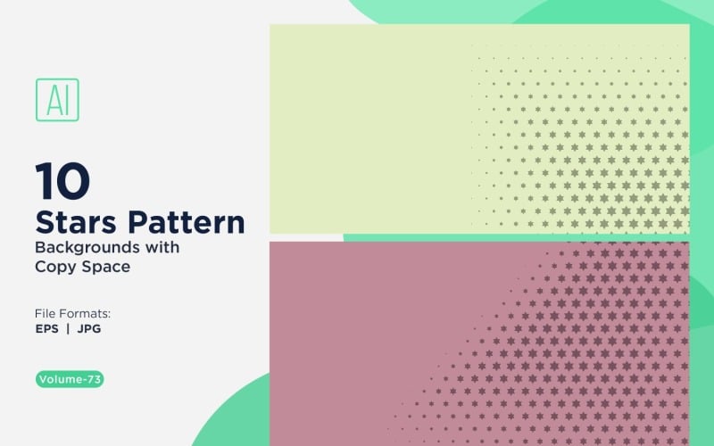 Dynamic Star Pattern Background Set 73 - TemplateMonster