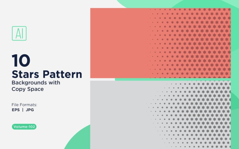 Dynamic Star Pattern Background Set 102 - TemplateMonster