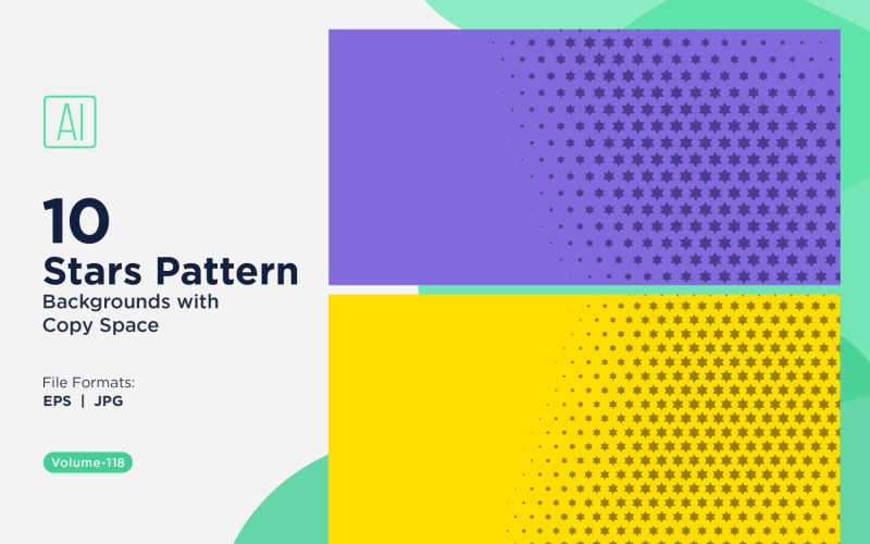 Dynamic Star Pattern Background Set 118 - TemplateMonster