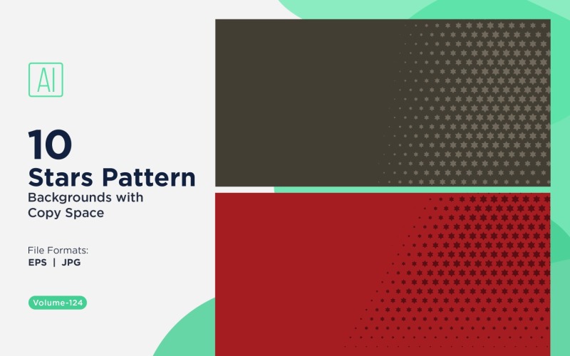 Dynamic Star Pattern Background Set 124 - TemplateMonster