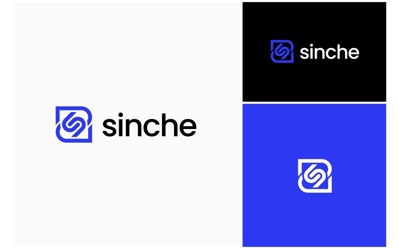 Letter S Simple Modern Geometric Logo - TemplateMonster