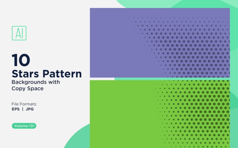 Dynamic Star Pattern Background Set 131 - TemplateMonster