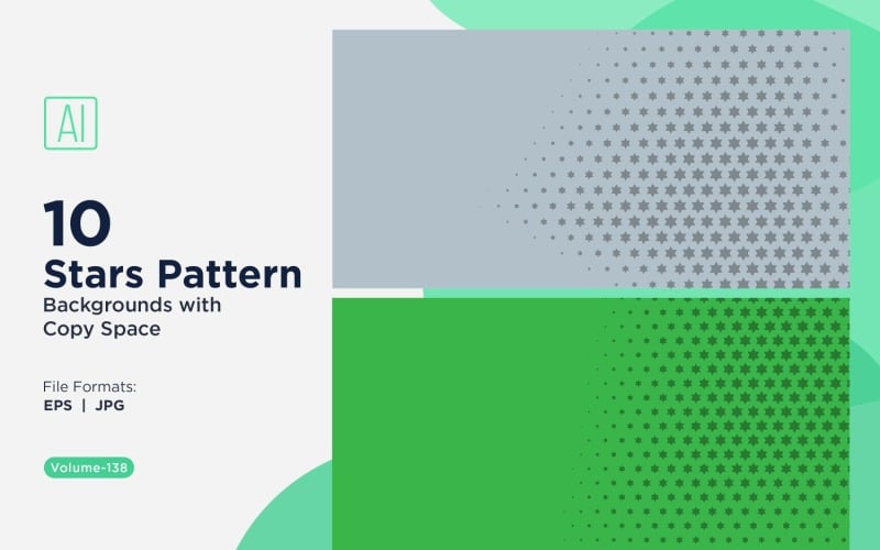 Dynamic Star Pattern Background Set 138 - TemplateMonster