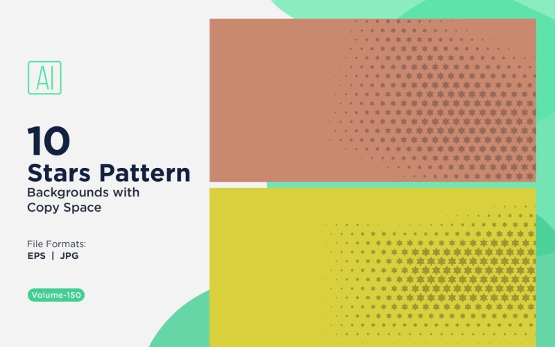 Dynamic Star Pattern Background Set 150 - TemplateMonster