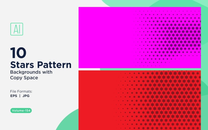 Dynamic Star Pattern Background Set 154 - TemplateMonster